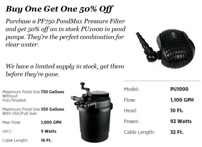 PondMax Combo Pump & Filter | The Pond & Rock Shop